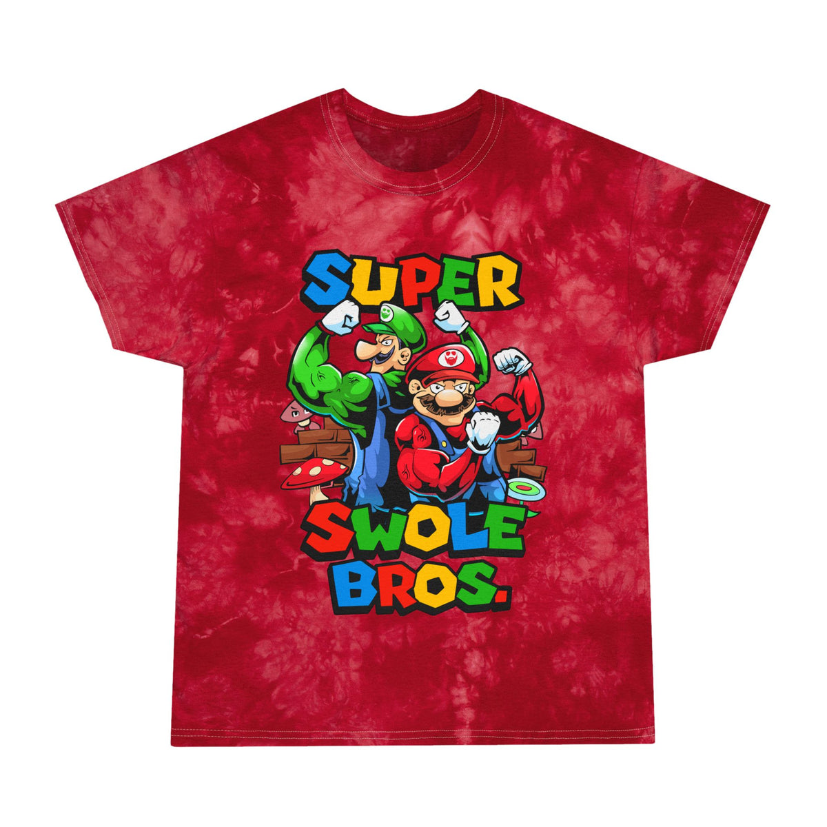 Super Swole Bros Tie-Dye T-Shirt – Papa Swolio