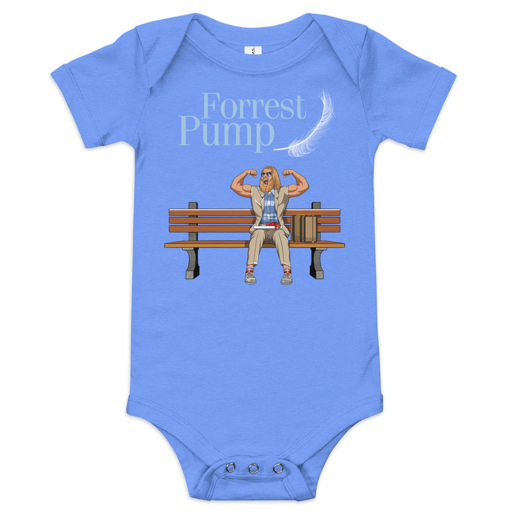 Forrest Pump Baby Onesie – Papa Swolio