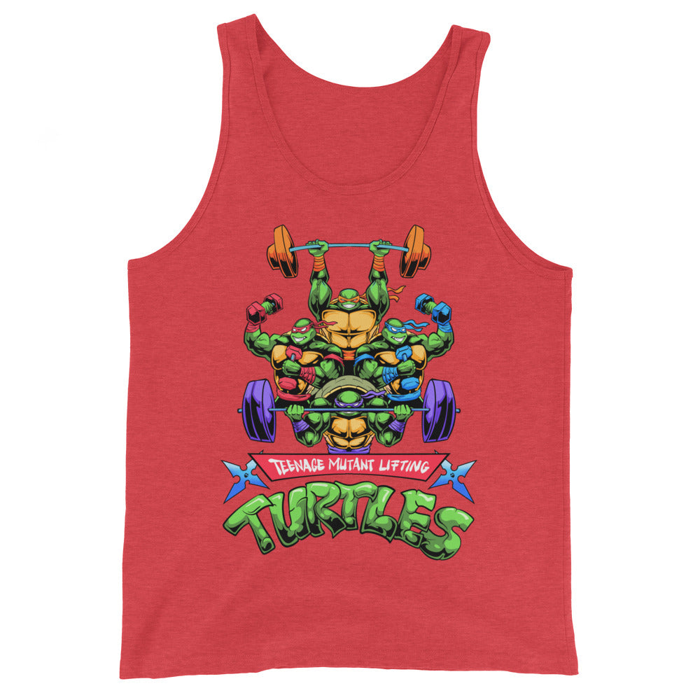 Teenage Mutant Lifting Turtles Tank Top – Papa Swolio