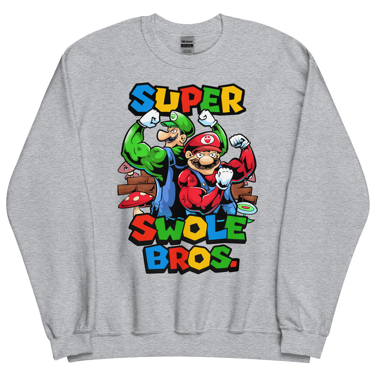 Super Swole Bros Sweatshirt – Papa Swolio