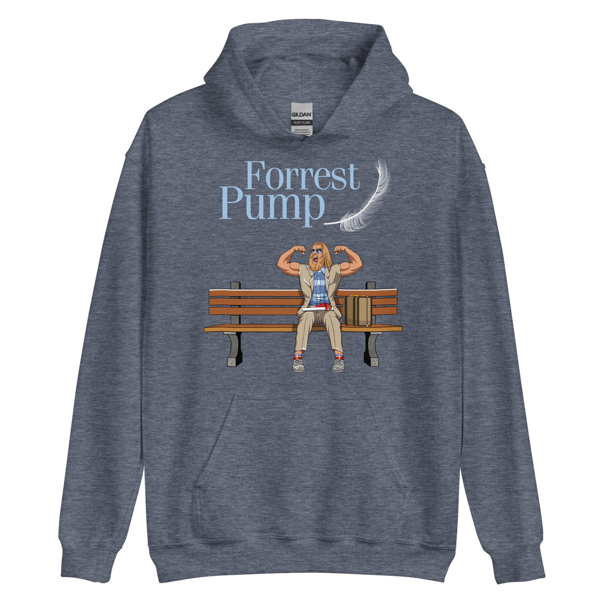 Forrest Pump Hoodie – Papa Swolio