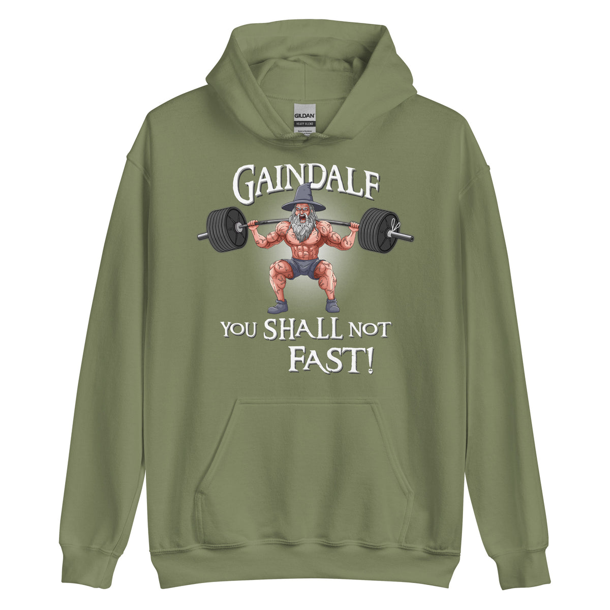 Gaindalf The Swole Hoodie – Papa Swolio