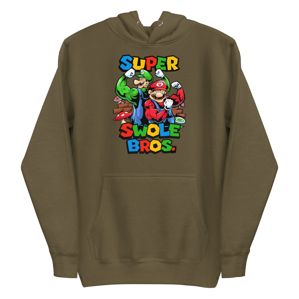 Super Swole Bros Premium Hoodie – Papa Swolio