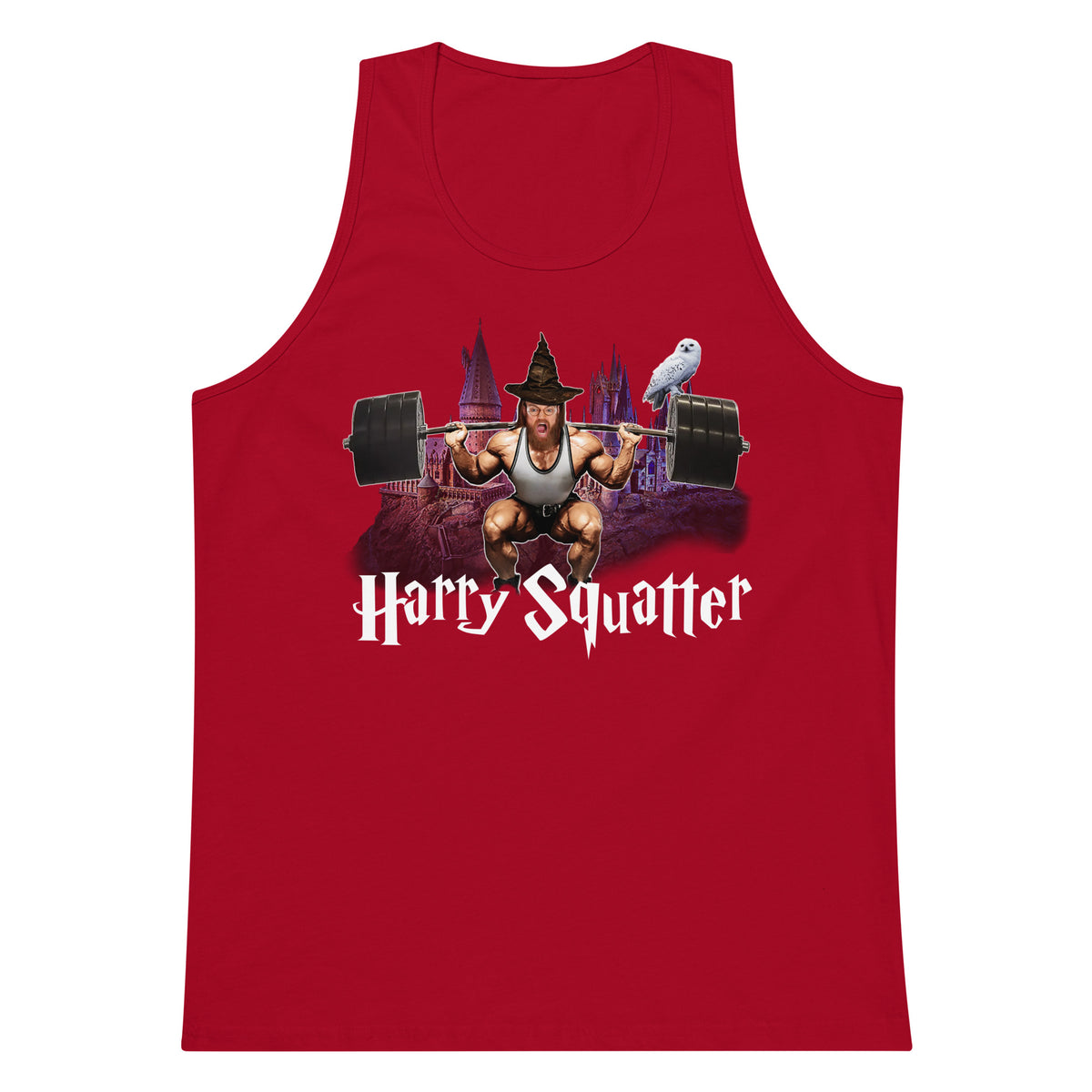 Harry Squatter Men’s Premium Tank Top – Papa Swolio