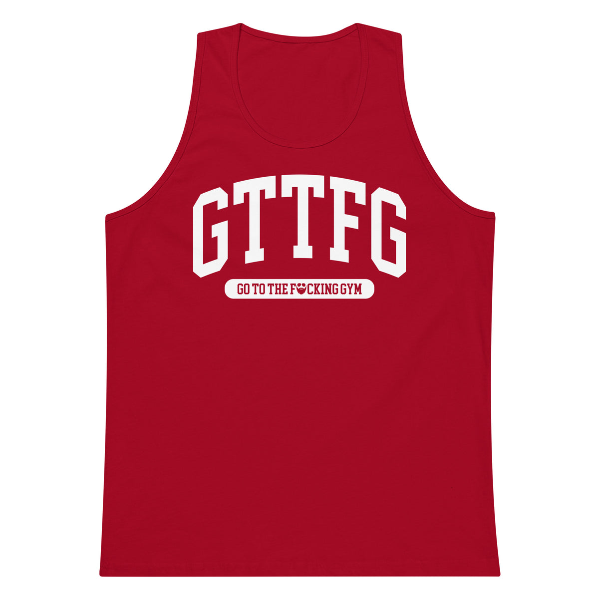 GTTFG College Premium Tank Top – Papa Swolio