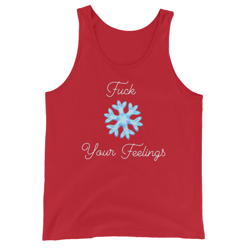 F*ck Your Feelings (Snowflake) Tank Top – Papa Swolio